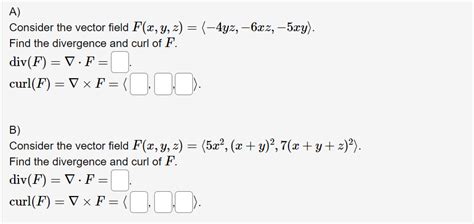 Solved A Consider The Vector Field Chegg