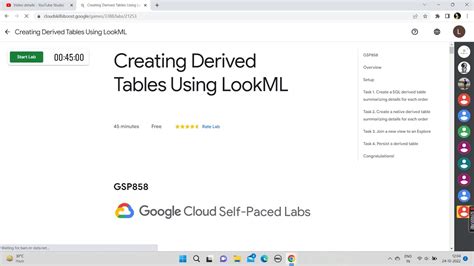 Creating Derived Tables Using LookML Lab 4 Solution Day 2