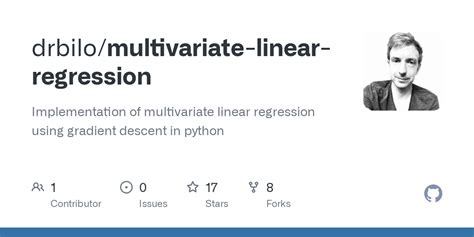 Github Drbilomultivariate Linear Regression Implementation Of