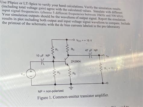 Solved Use PSpice Or LT Spice To Verify Your Hand Chegg Com