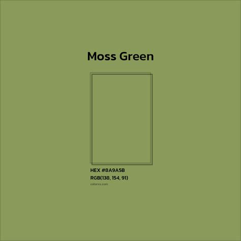 About Moss Green Color Codes Similar Colors And Paints