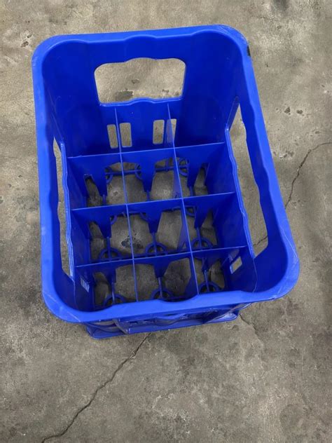 Blue 12 Bottle Crates Capacity 20 L Dimension 400x300x270 Mm At ₹ 290piece In Vijayawada