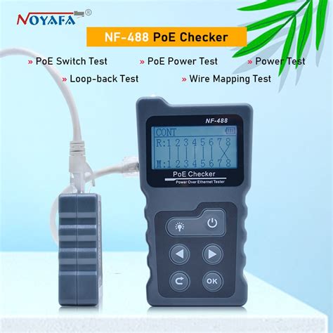 Noyafa Nf 488 Poe Power Test Netværk Poe Tester C Grandado
