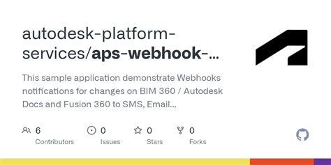 Github Autodesk Platform Servicesaps Webhook Notifier This Sample