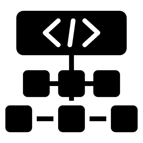 Algorithm Glyph Icon Vector Art At Vecteezy