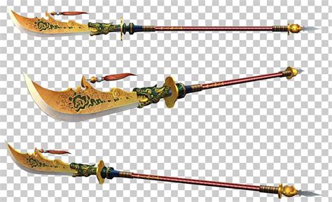 Glaive Pole Weapon Guandao Blade Png Clipart Blade Cold Weapon