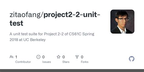 Github Zitaofang Project Unit Test A Unit Test Suite For Project