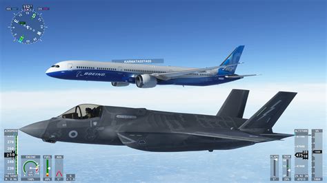 Escorting A B78x Rmicrosoftflightsim