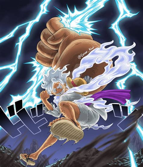 Luffy Gear Thunder By Kiwideleste On Deviantart One Piece Manga