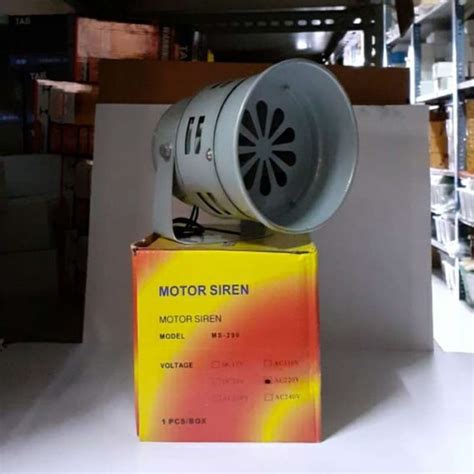 Promo Motor Sirene 220V/Alarem Peringatan Bahaya/Sirene Ms290 220Vac ...