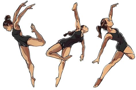 Premium Photo Character Of Agile Gymnast Wearing A Leotard And
