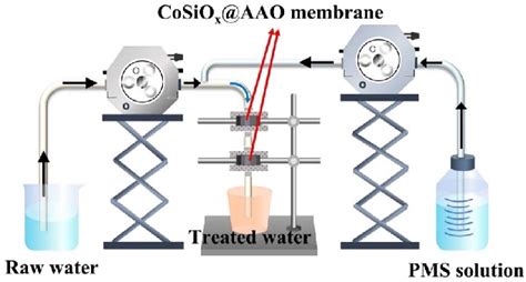 Experimental Setup Of The Continuous Flow Test Download Scientific Diagram