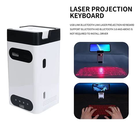 Mini Wireless Laser Projection Keyboard Bluetooth Virtual Keyboard