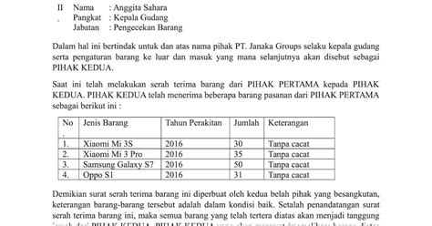 Contoh Surat Loading Barang 57 Koleksi Gambar