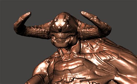 STL File CYBERDEMON DOOM 3 FINAL BOSS ULTRA DETAILED MESH HI POLY