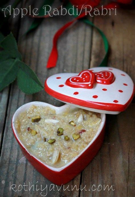 Apple Rabdi Rabri Recipe And Happy 2013 Rabri Recipe Desserts Rich Desserts