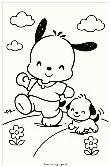 26장의 포차코 색칠공부（무료 Pdf 및 Png 인쇄용）