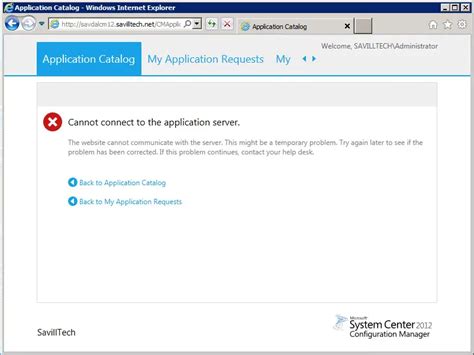 System Center Configuration Manager 2012 Cannot Communicate With The