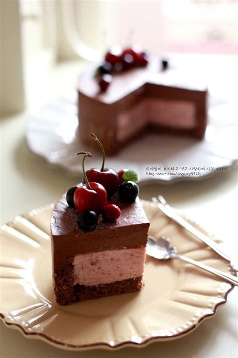 체리초콜릿 샤를로뜨 케이크