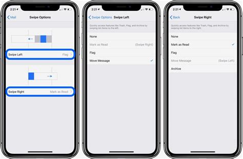 iphone and ipad how to customize swipe gestures in mail 9to5mac