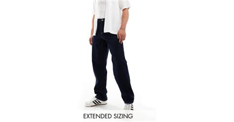 Asos Baggy Jeans In Blue For Men Lyst Uk