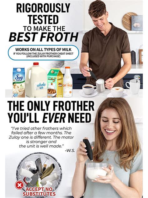 Milk Frother Handheld Foam Maker Electric Portable Whisk Drink Mixer