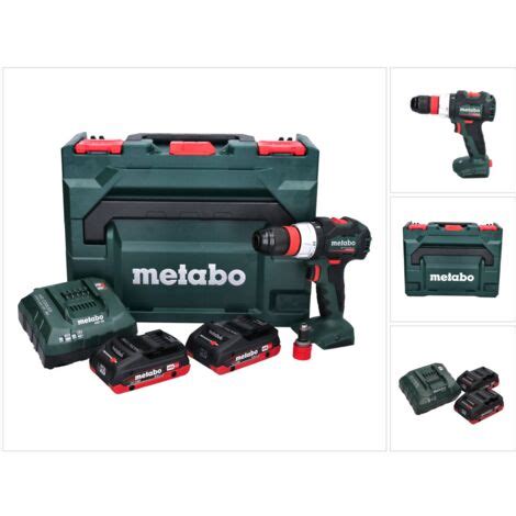 Metabo BS 18 LT BL Q Akku Bohrschrauber 18 V 75 Nm Brushless + 2x Akku ...