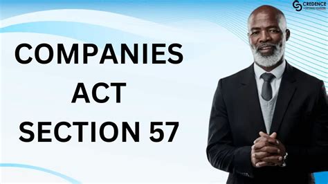 Companies Act Section 57 Liability Of Shares Held In Trust