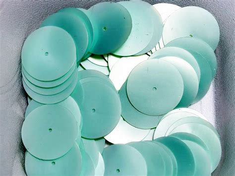 Aqua Blue One Hole Circular Plastic Sequins At Rs 205000 Karam Pura