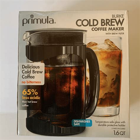 Primula Burke Cold Brew Coffee Maker With Brew Filter 15 Quarts