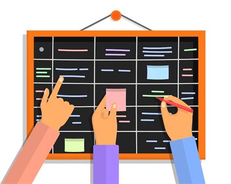 Premium Vector Agile Project Plan Isolated On White