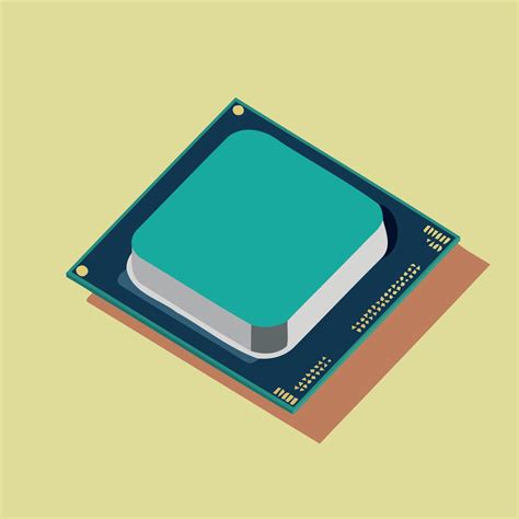 Computer Central Processing Unit 22986895 Vector Art At Vecteezy