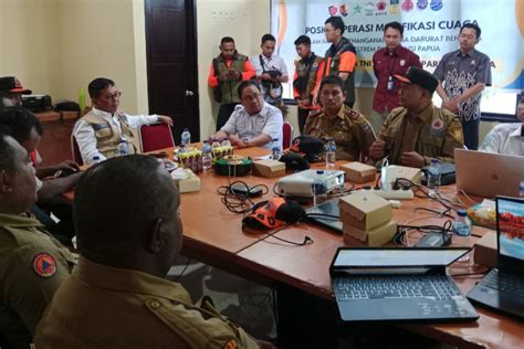BNPB Terapkan TMC Saat Kunjungan Presiden Di Papua ANTARA News