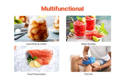 Countertop Nugget Ice Maker 33Lbs 24H Self Cleaning With Scoop Home Office Bar VEVOR US