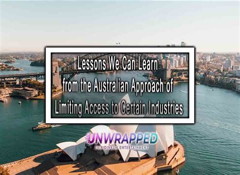 lessons we can learn from the australian approach of limiting access to