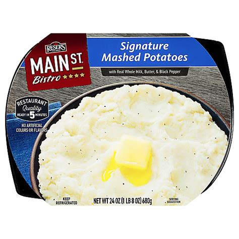 Main St Bistro Mashed Potatoes Signature 24 Oz Meat Market Basket