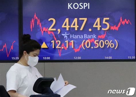 개장시황 코스피 개인 매수에 2460대 회복환율 이틀째 하락 네이트 뉴스
