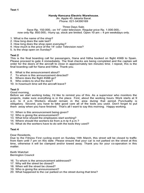 Announcements Pdf Telephone Numbering Plan Meal