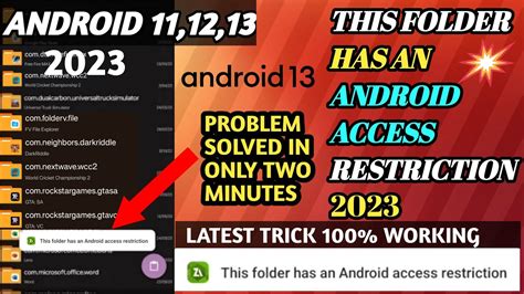 Solved This Folder Has An Android Access Restrictions Zarchiver