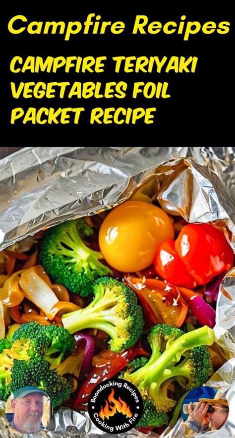 Campfire Teriyaki Vegetables Foil Packet Recipe
