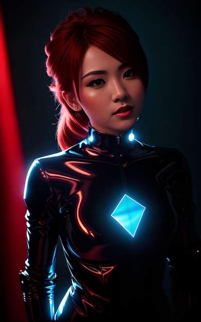 Premium Ai Image Beautiful Asian Woman In Lightweight Armor With