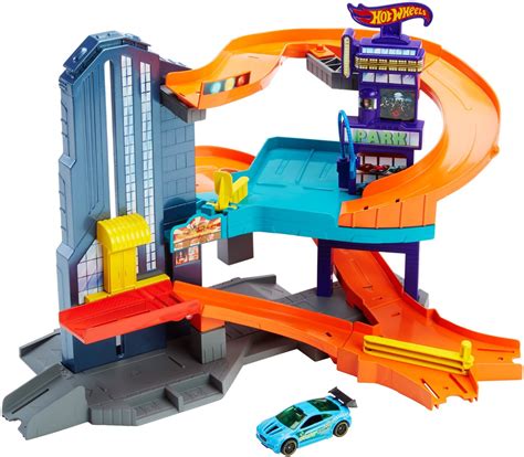 Hot Wheels Workshop Track Builder Speedtropolis Track Set For
