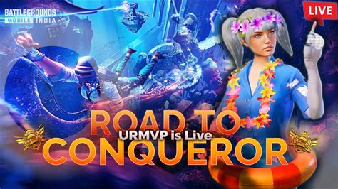 Diamond To Conqueror Rank Up Bgmi Live Urmvp Live Youtube