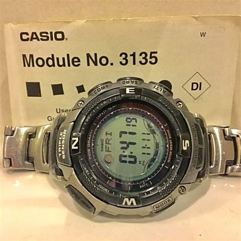 Casio PRG 130T 7V ProTrek Titanium Strap Triple Sensor Tough Solar