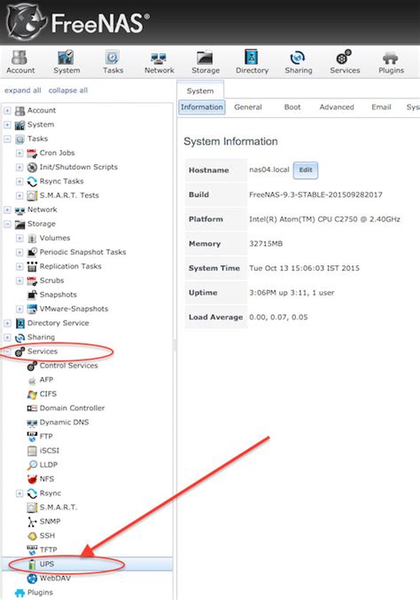 freenas install and configure apc ups for power management nixcraft