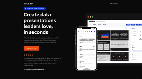 AI Data Presentation Tool StorydAI
