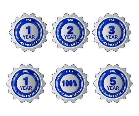 Premium Vector Warranty And Guarantee Badge