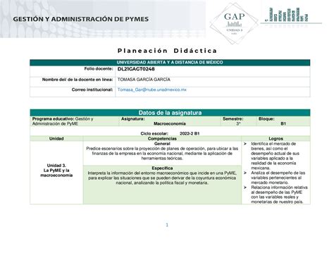 Análisis Macroeconómico De Pymes En México Consumo Inversión Y