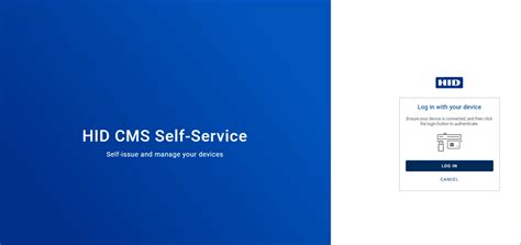 Using Hid Cms Self Service Hid Cms Self Service Hid Global