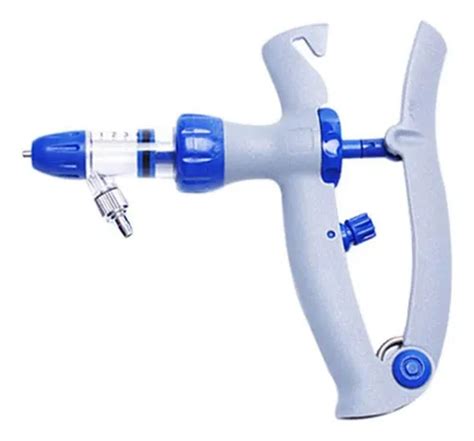 Bzzbzz Jeringa Continua Veterinaria ml Inyección De Vacuna Veterinaria Ajustable Para Cerdo
